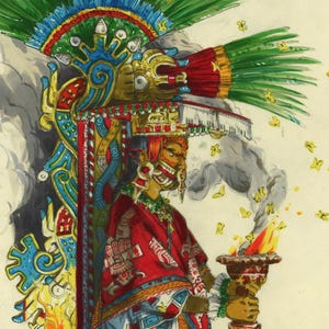 Chantico, Mother Fire. Aztec, Mexican Spirituality, Art, Corazon Mexica ...