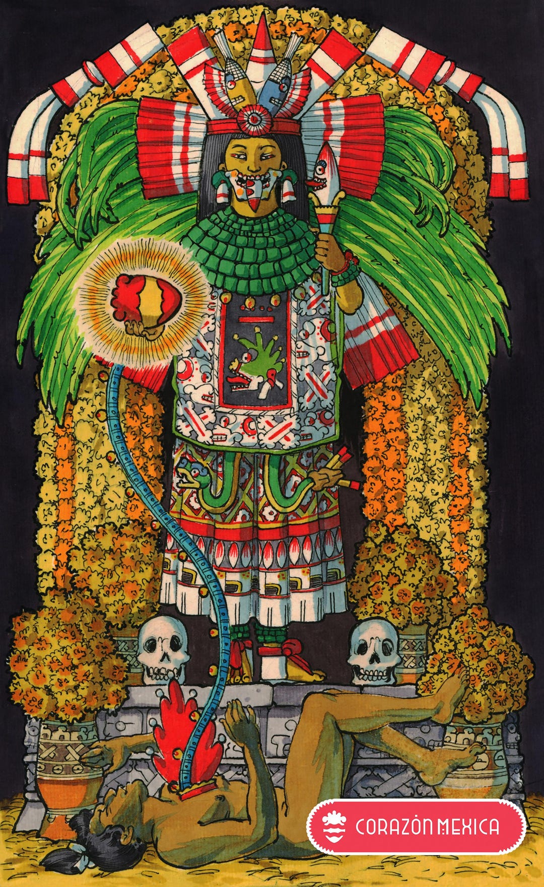 Mictecacihuatl, Mexica (aztec) Lady of Death, Mictlan, Day of the Dead ...