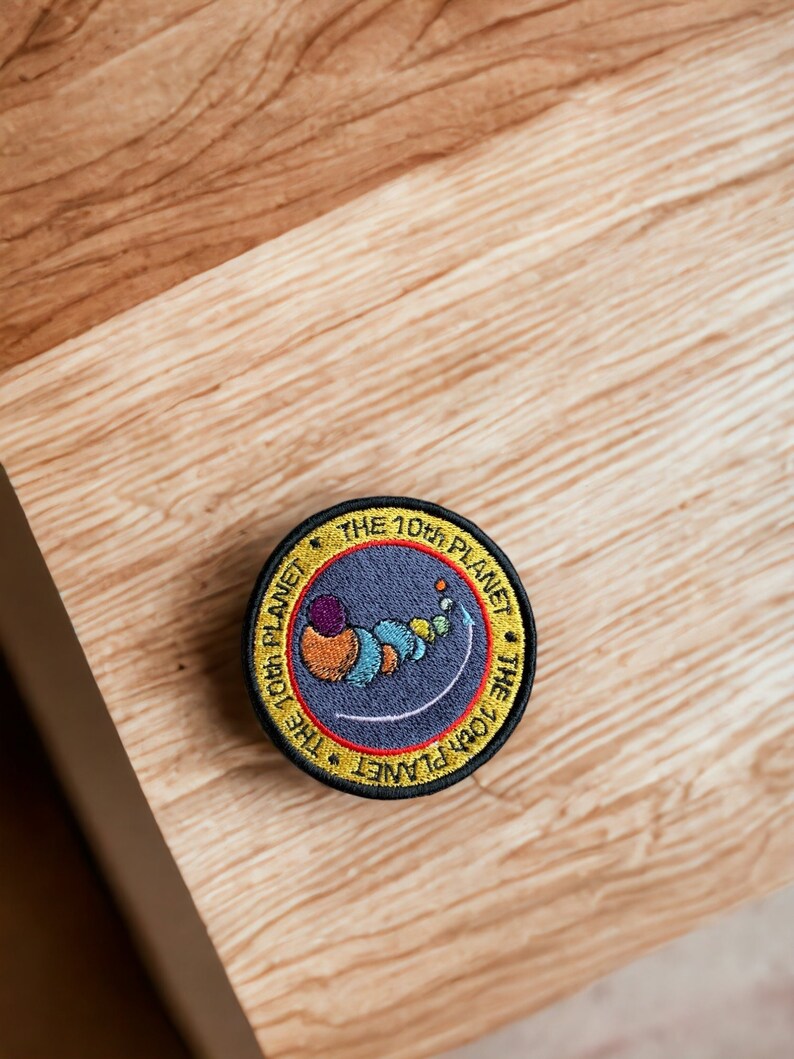 10th Planet Starfield Constellation Embroidered Patch White - Etsy