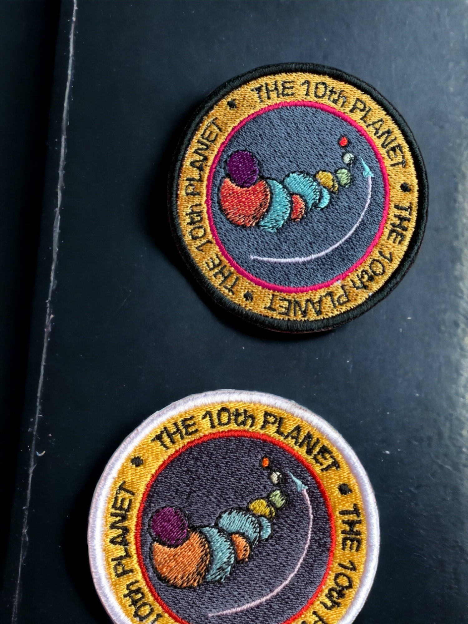 10th Planet Starfield Constellation Embroidered Patch White - Etsy