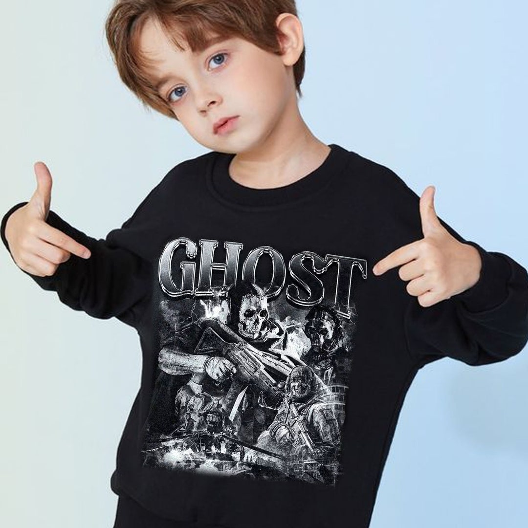 Simon Ghost Riley COD 90s Kid Shirt, Bootleg Modern Warfare 1 2 3 Game ...