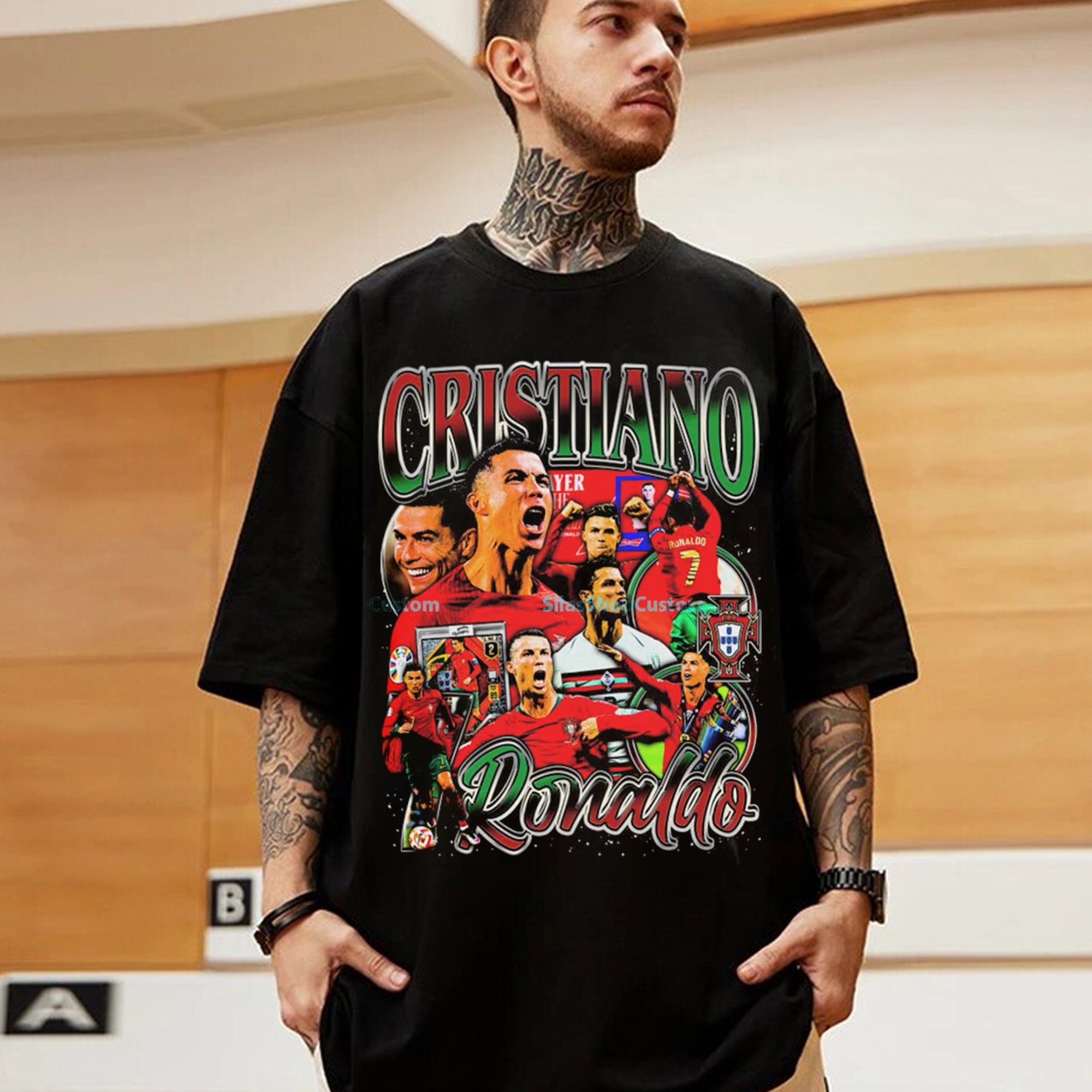 Vintage Ronaldo Shirt, Retro Soccer Shirt, 90s Graphic Style Cristiano ...