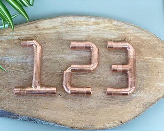 Copper Pipe Numbers - Etsy
