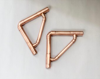 Copper Shelf Brackets - Etsy UK