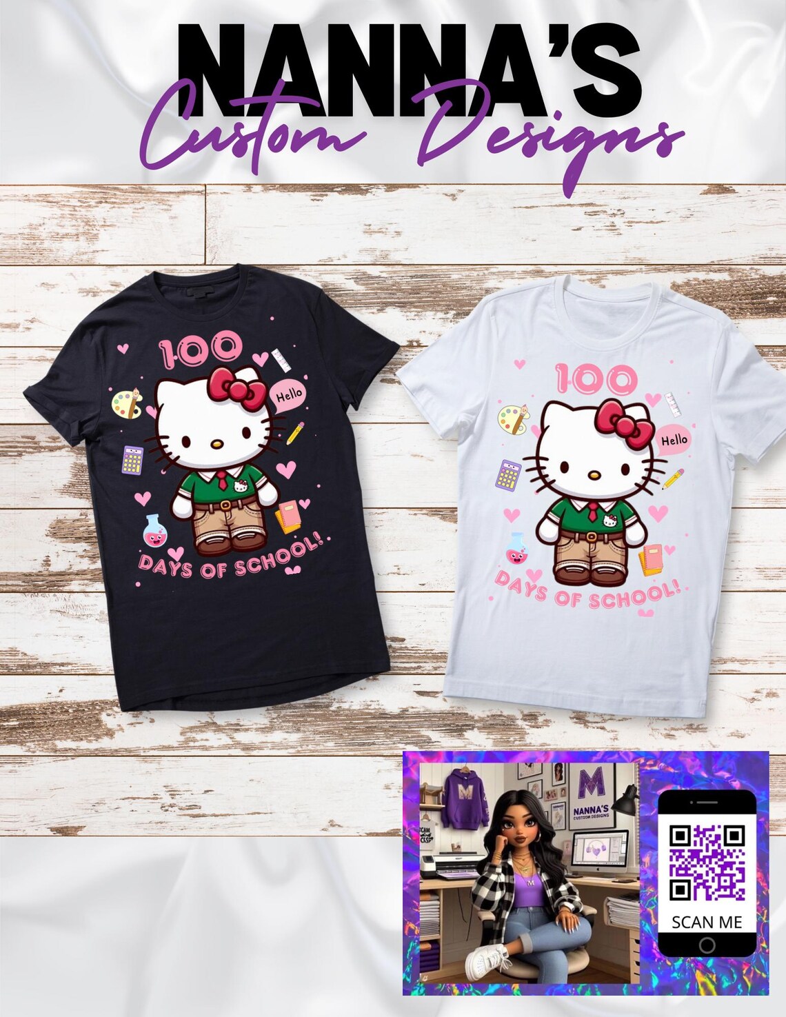 Kawaii Green 100 Days of School! - Etsy