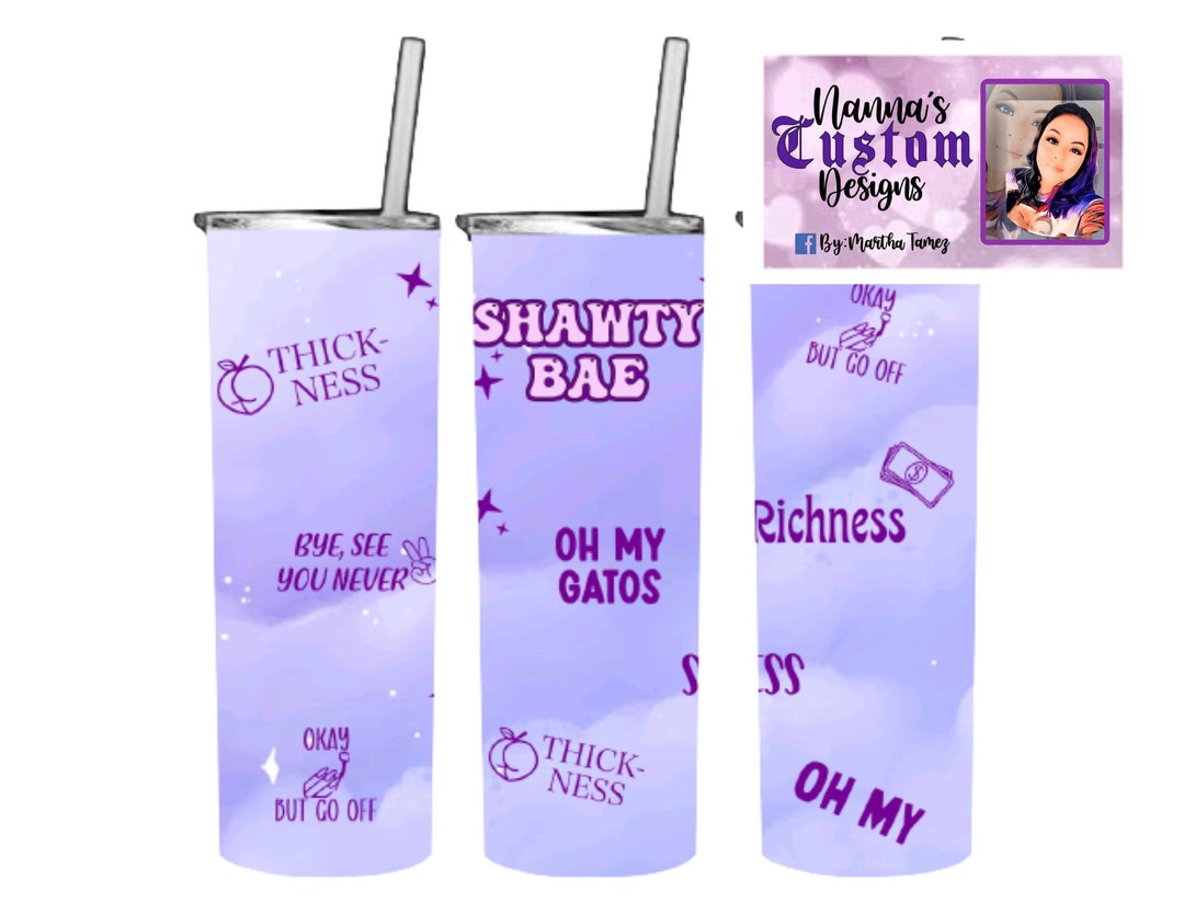 Shawty Bae Tumbler Wrap - Etsy