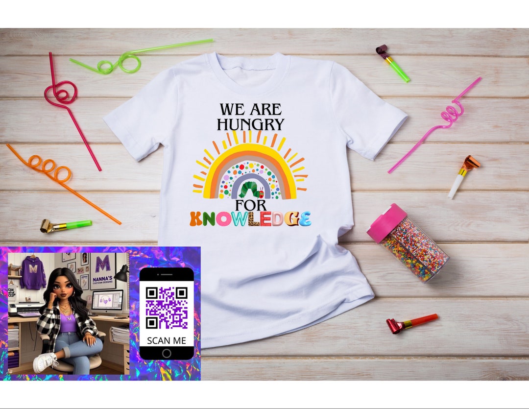 Hungry for Knowledge Caterpillar Png - Etsy