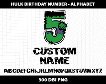 Hulk 5th Birthday - Etsy