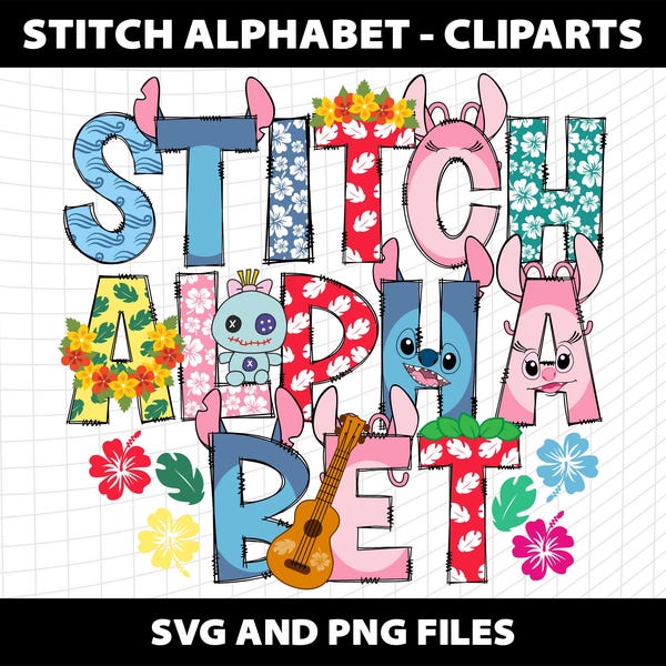 Lilo and Stitch Svg - Etsy