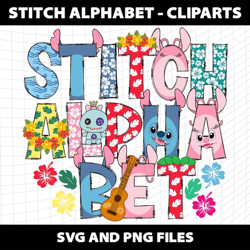 Lilo Stitch Cliparts - Etsy