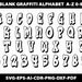 Blank Transparent Letters Font Alphabet Graffiti Doodle Svg Cricut ...