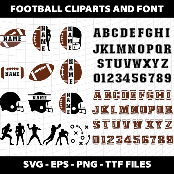 Split Monogram Alphabet Svg - Etsy