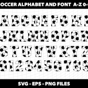 Sports Font Svg Alphabet Letters Sports Bundle Doodle Basketball ...