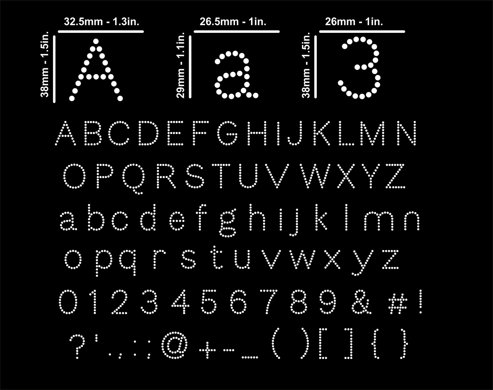 Rhinestone Letters Font Alphabet Single Line Arial Silhouette Cricut ...