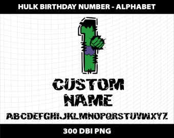 1st Hulk Birthday - Etsy