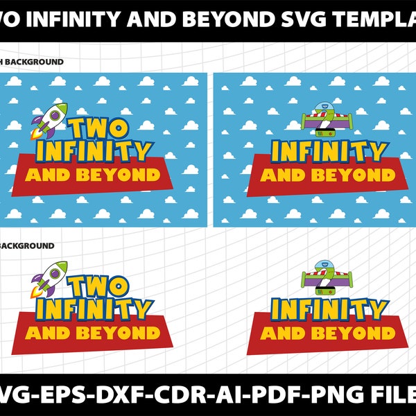 Two Infinity and Beyond Svg - Etsy