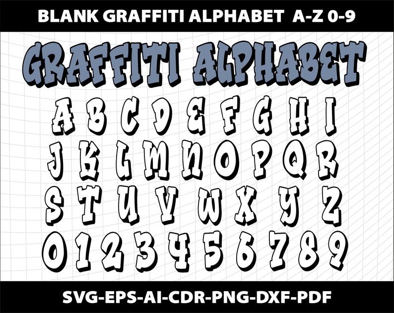 Blank Transparent Letters Font Alphabet Graffiti Doodle Svg - Etsy Blank Transparent Letters Font Alphabet Graffiti Doodle Svg - Etsy