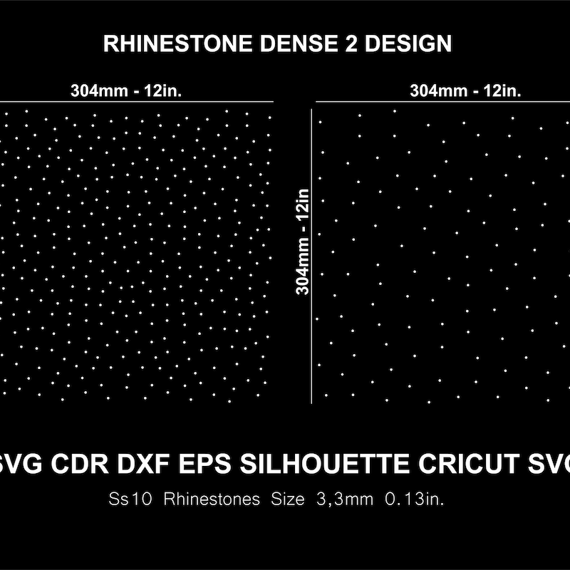 Scattered Rhinestone Templates for Cricut - Etsy
