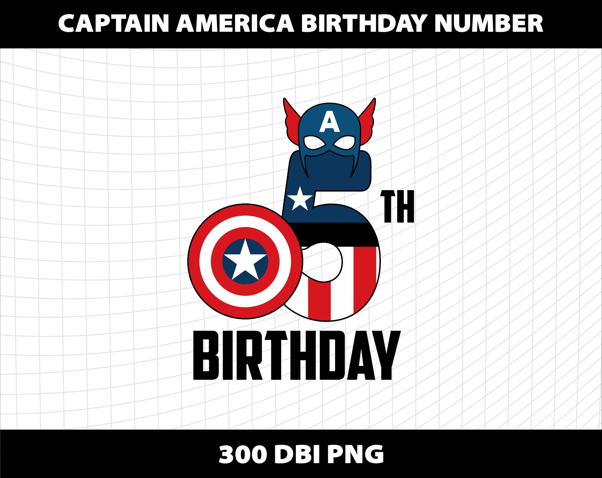 5th Birthday Captain America Four Super Hero Captain America - Etsy