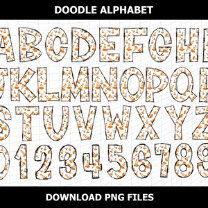 Construction Doodle Letters Alphabet Clipart Png Build Sublimation Boy ...