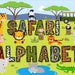 Jungle Alphabet, Cute Safari Animals Clipart, Jungle Animal Clipart ...