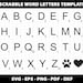 Scrabble Svg Font Alphabet Letters Scrabble Word Letter Font Svg ...