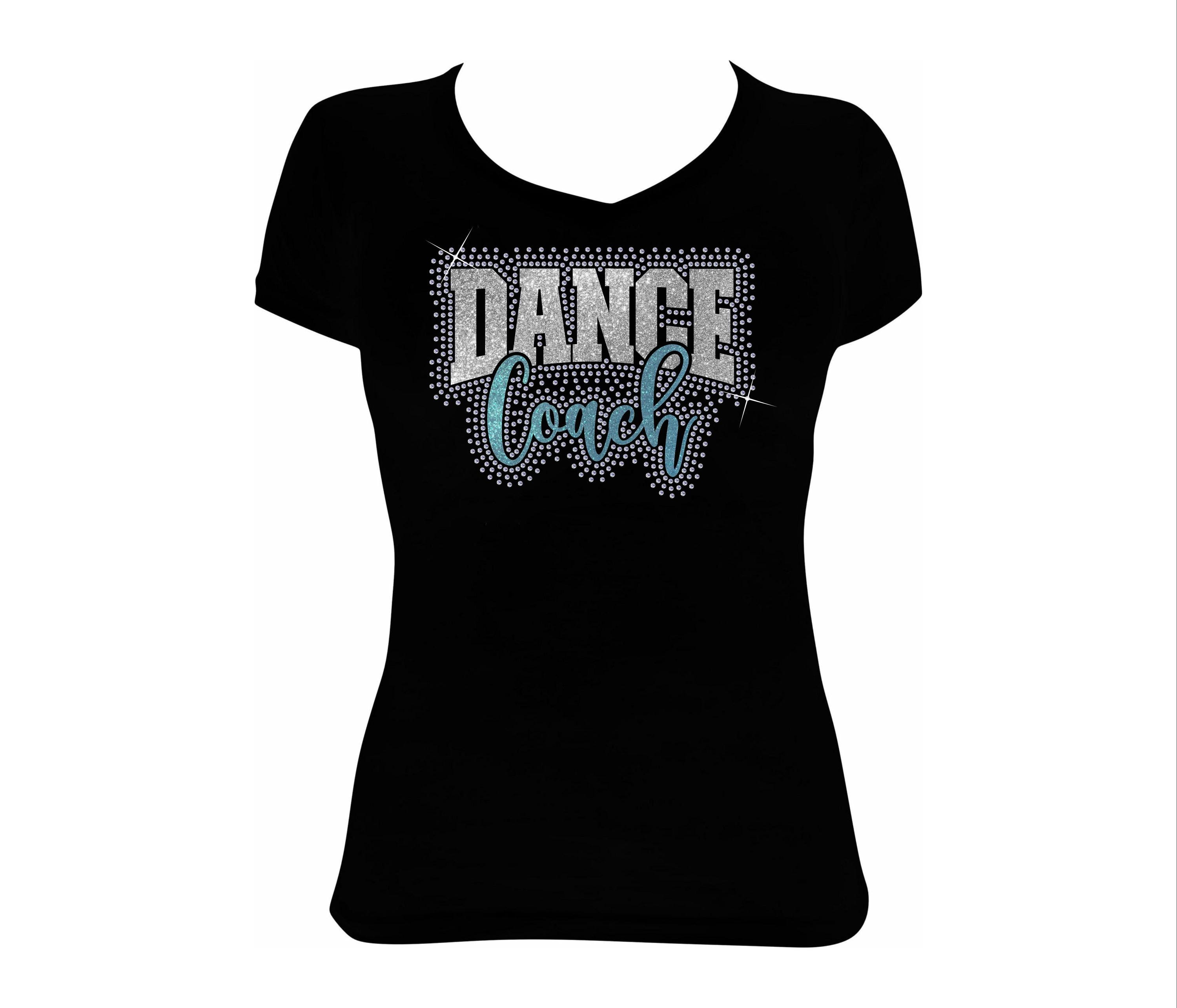 Dance Coach Rhinestone and Htv Vinyl Template Silhouette Cricut Svg Png ...