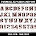 Sports Font Svg Alphabet Letters Sports Bundle Doodle Basketball ...