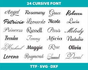 Michael Different Fonts