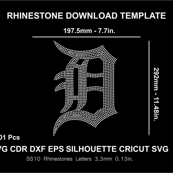 Detroit Rhinestone - Etsy