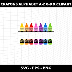 Crayones Doodle Letras Alfabeto Svg Cliparts De Regreso A La Escuela ...