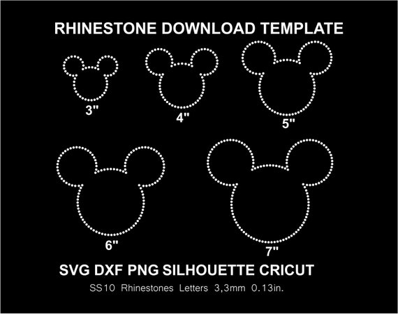 Mickey Mouse Cut Out Template