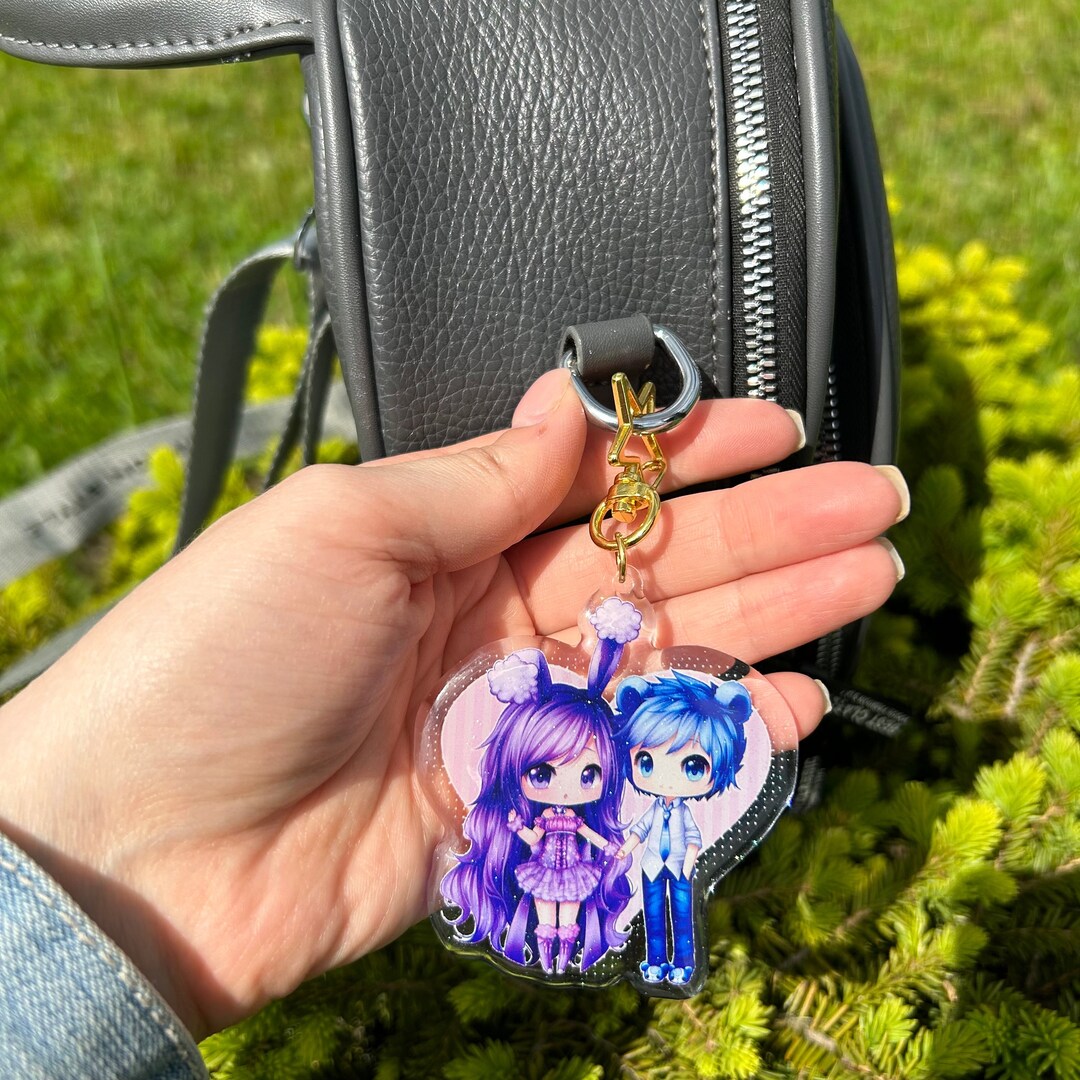 Personalized Acrylic Keychains, Custom Acrylic Charm, Epoxy, Hologram ...