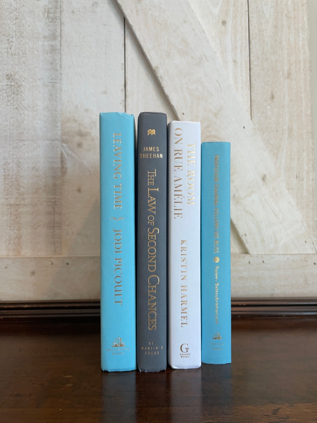 Powder Blue, Gray and White Book Bundle AS PICTURED, Real books for ...
