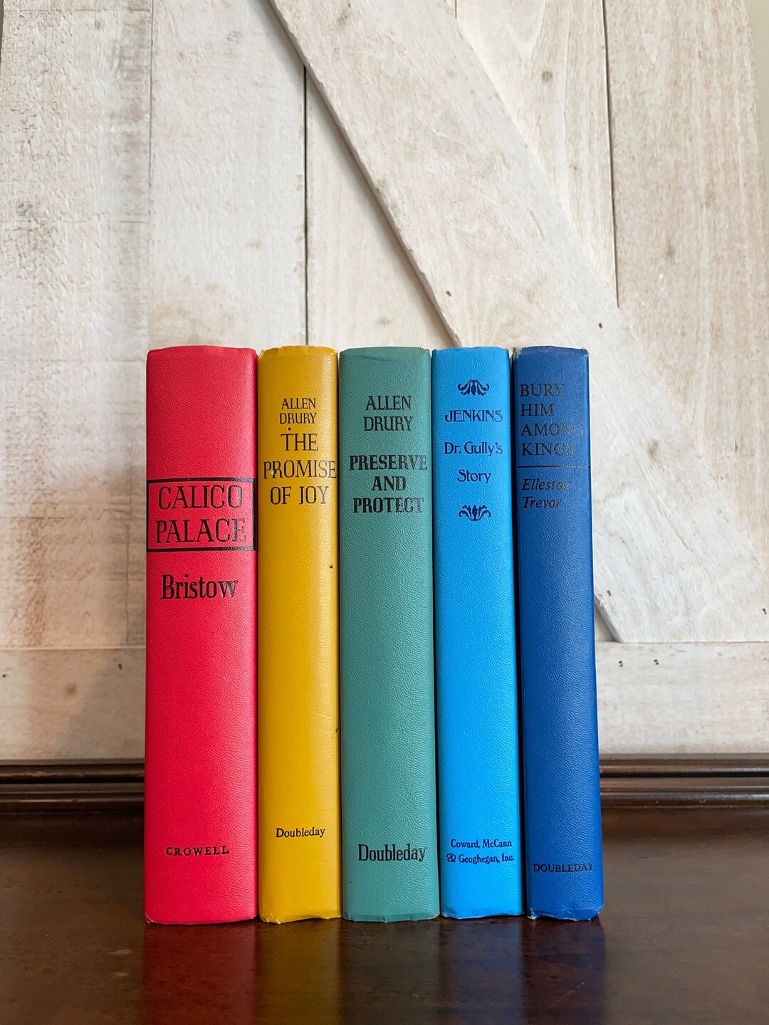 VINTAGE Rainbow Book Bundle AS PICTURED, Real Books for Decorating - Etsy