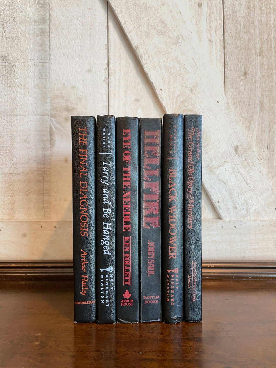 VINTAGE Goth 70's Book Bundle AS PICTURED, Real Books for Decorating - Etsy