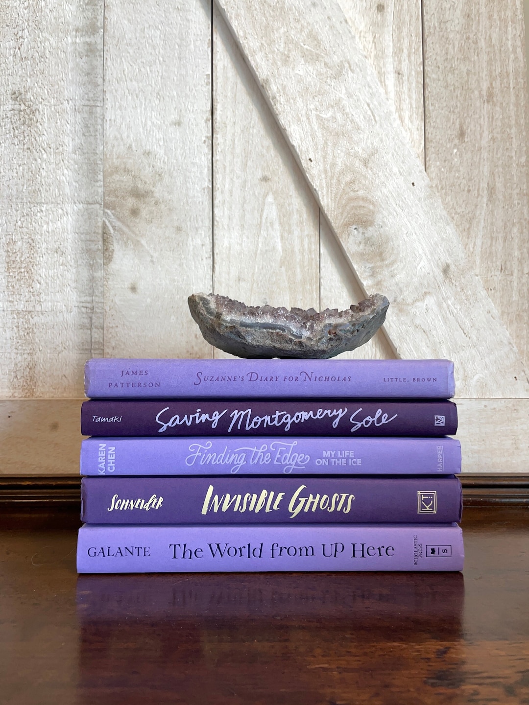 Purple Teen/tween Book Bundle AS PICTURED, Real Purple Books for ...