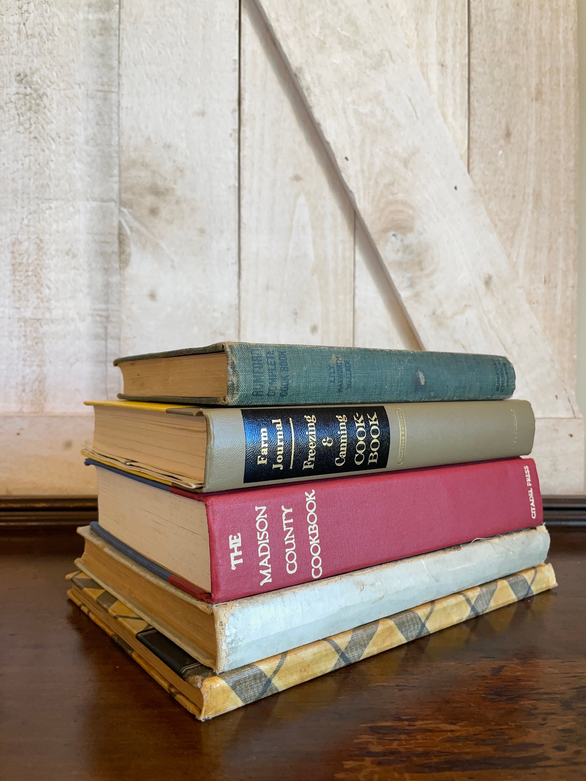 VINTAGE Cookbook Bundle AS PICTURED Real Books for Decorating - Etsy