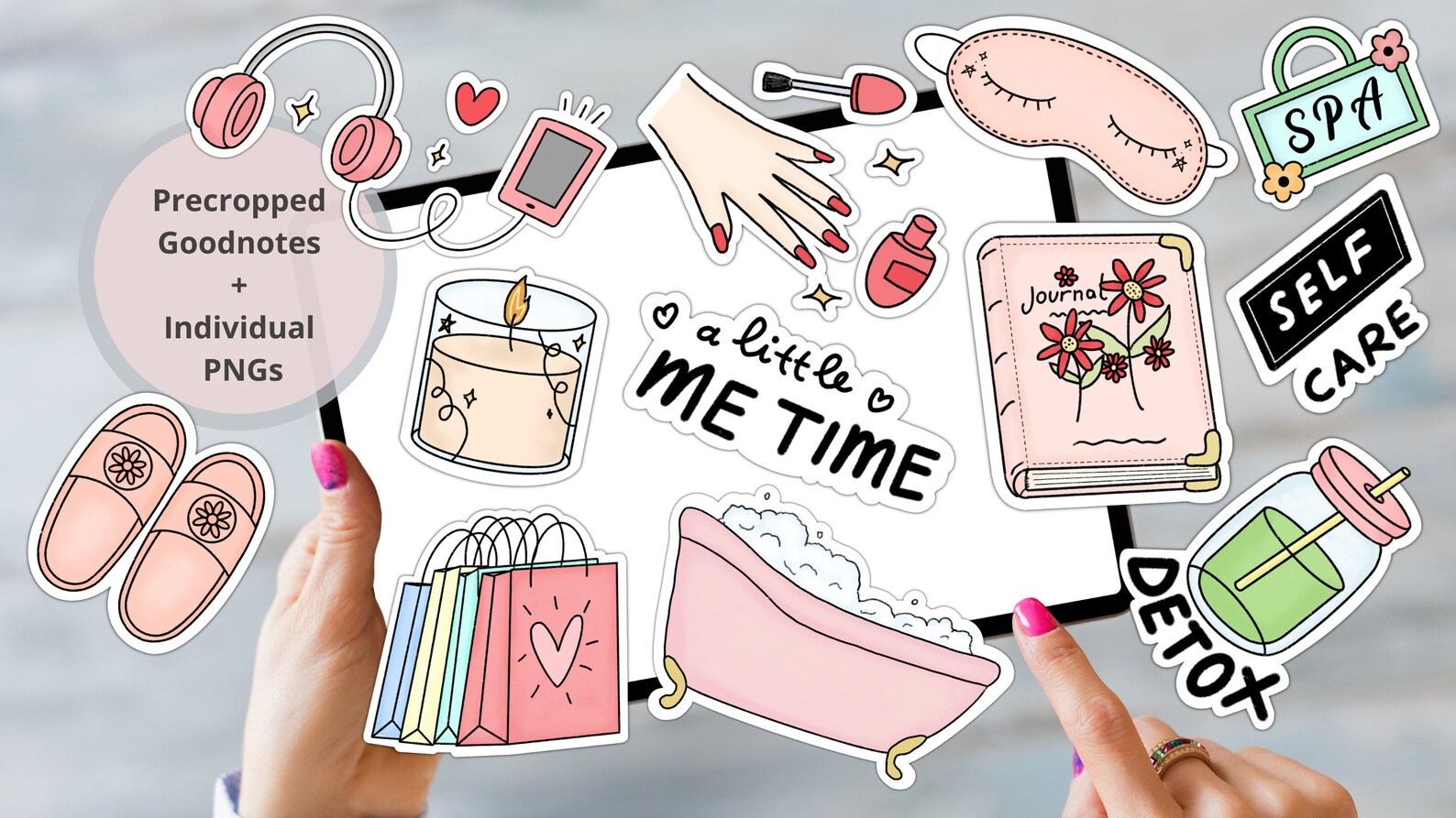 Healthy Lifestyle DIGITAL STICKERS for Digital Planner - Etsy