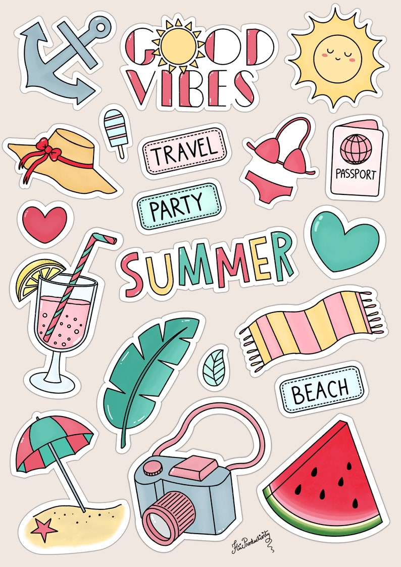 Four Seasons DIGITAL STICKERS Pack for Digital Planner - Etsy