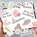 Anatomy Printed STICKERS Set, Medicine, Med School Stickers, Bullet ...