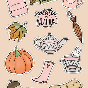 Four Seasons DIGITAL STICKERS Pack for Digital Planner, Precropped ...