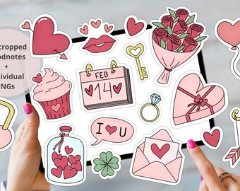 DIGITAL STICKERS for Digital Planner / Precropped Goodnotes - Etsy