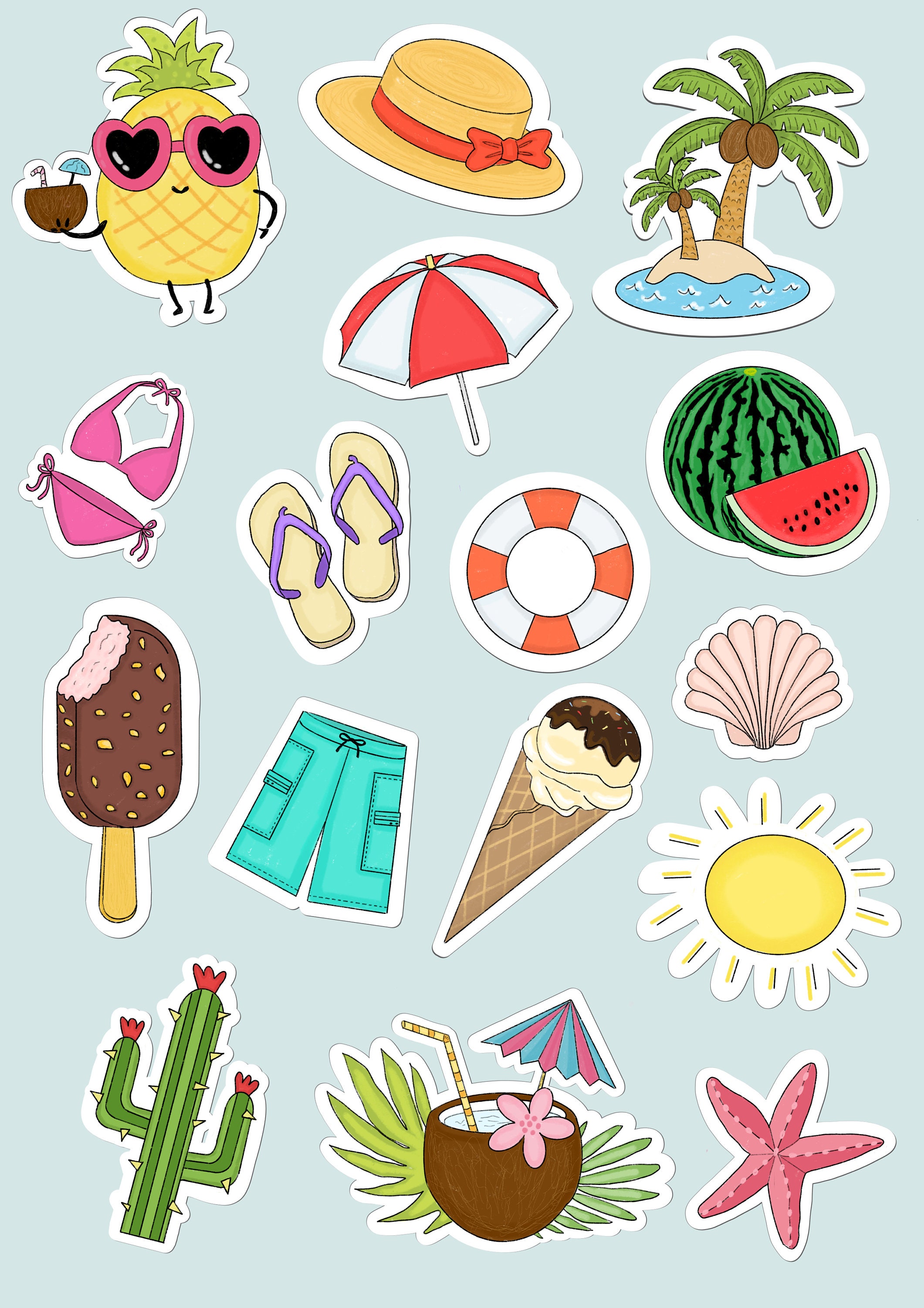 Four Seasons DIGITAL STICKERS Pack for Digital Planner - Etsy