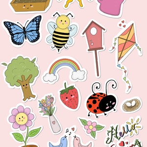 Four Seasons DIGITAL STICKERS Pack for Digital Planner, Precropped ...