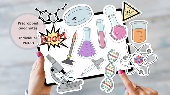 Chemistry Equipment Stickers