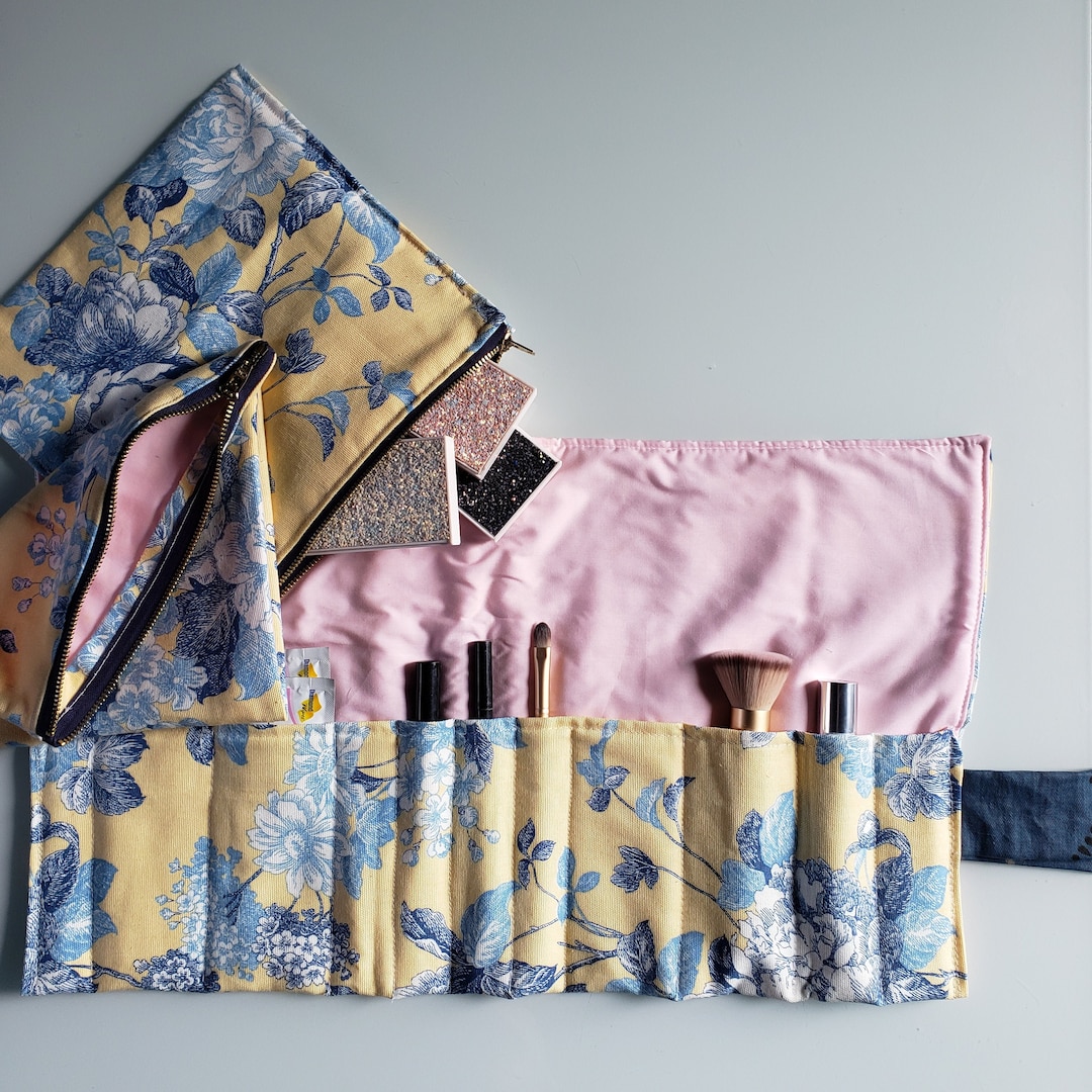 Roll up Organizer Bag, Makeup Brush Bag, To-go Organizer Roll up Wrap ...