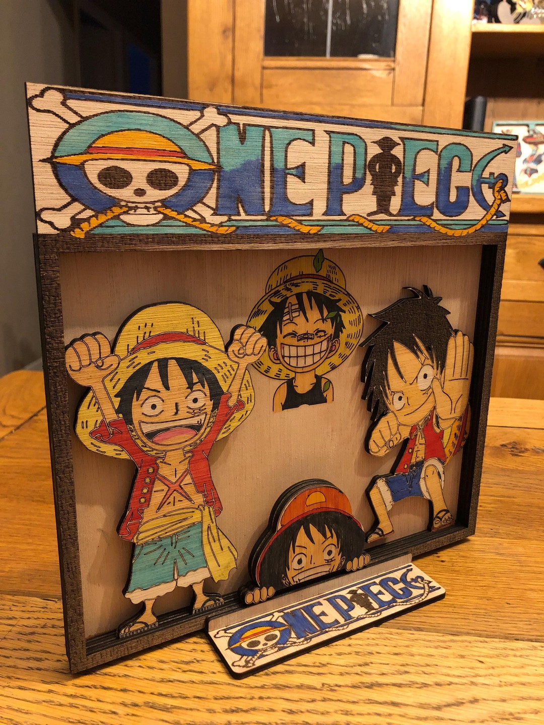 One Piece SVG Multilayer Luffy, Digital Files SVG, DXF, 3D, Manga ...