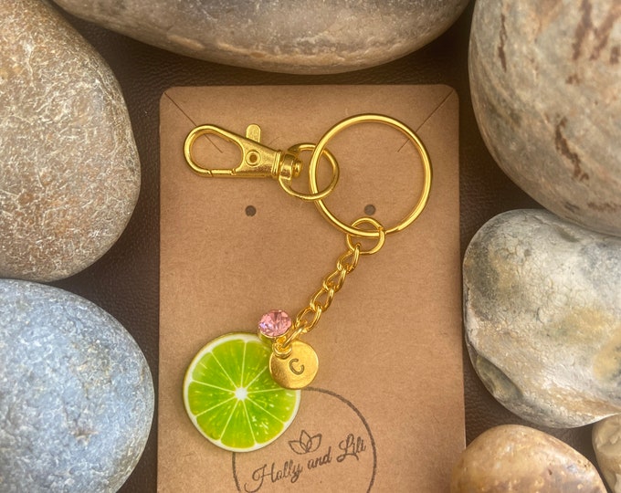 Squeeze the Day Lime Themed Acrylic Keychain - Etsy