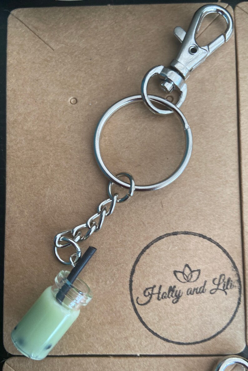 Bubble Tea Novelty Keyrings Bubble Tea Keychains Zipper - Etsy UK
